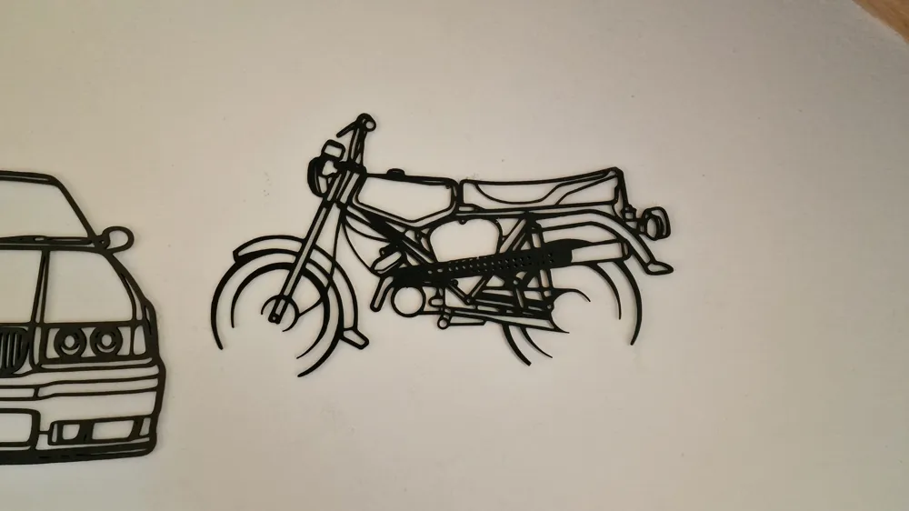 Simson S51 Silhouette – 3D Wall Art by Biviyt MakerWorld: Download Free ...