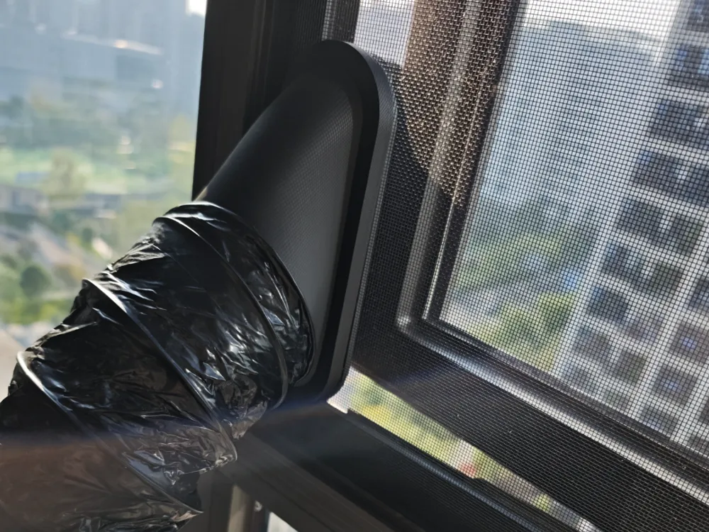 Outward Opening Window + Three-Section Screen Window Outdoor Exhaust ...