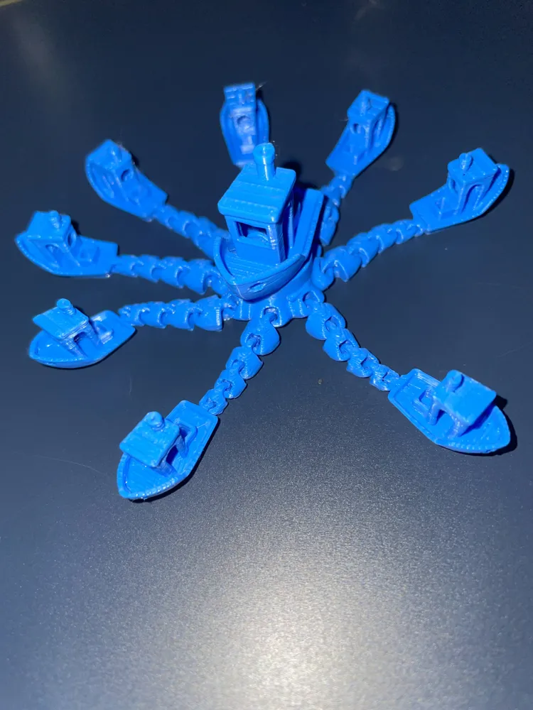 Benchtopus / Benchy Flexi - Free 3D Print Model - MakerWorld
