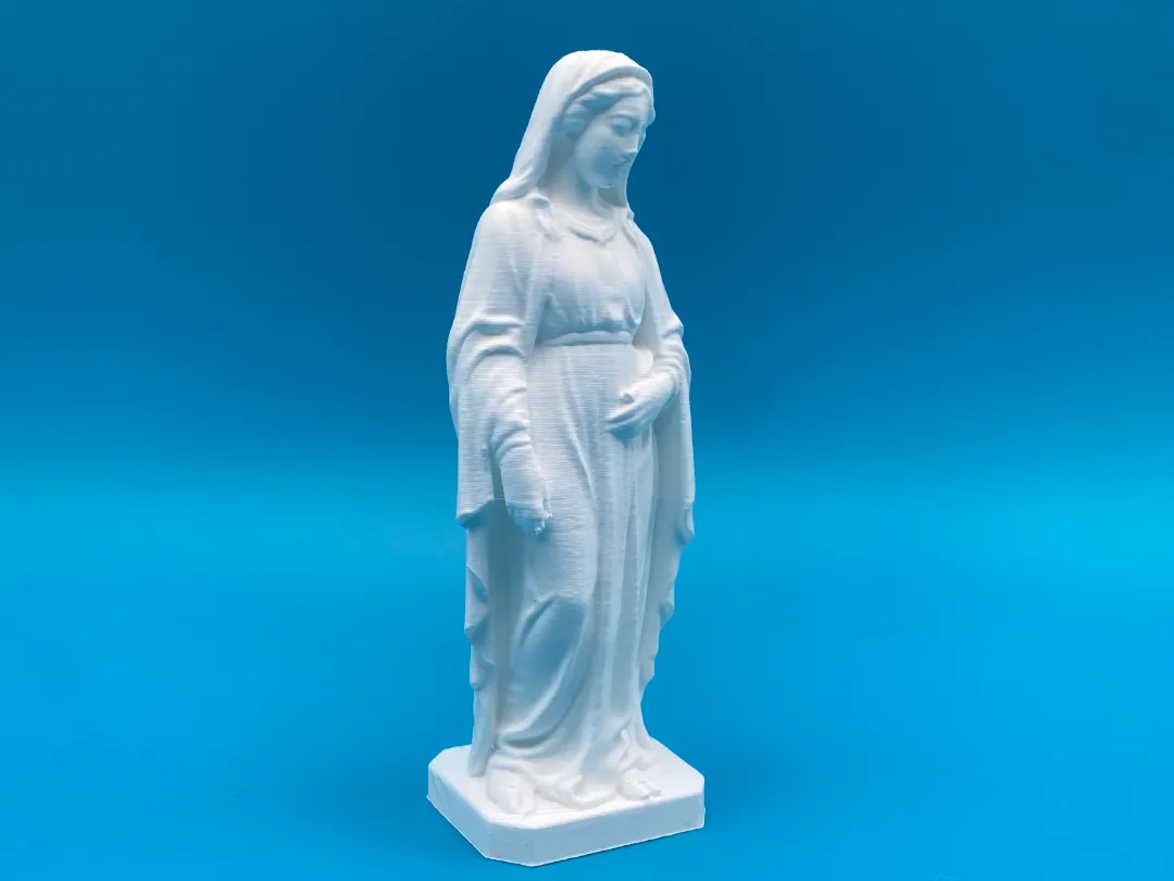 Sacred Serenity – Virgin Mary Statue - Free 3D Print Model - MakerWorld