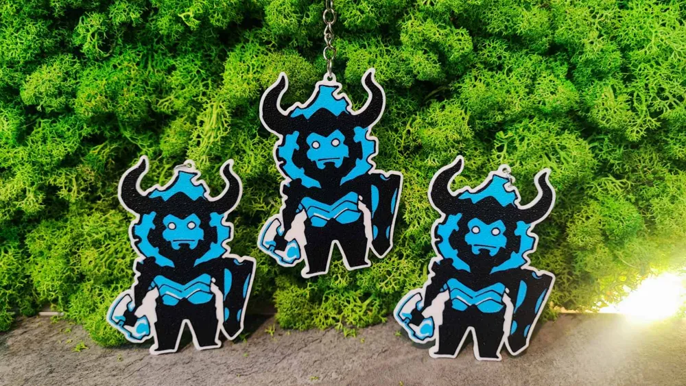 Iron Keychain by Garuda3D - MakerWorld