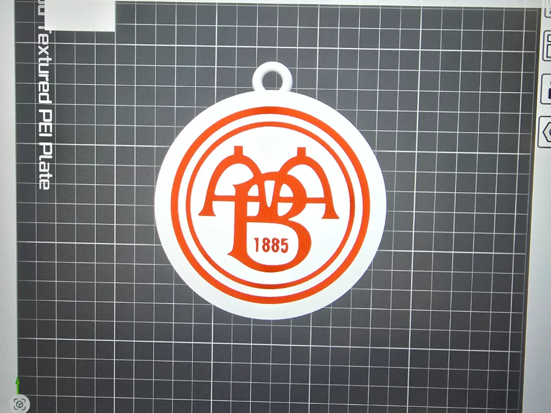 AaB Football Necklace - Free 3D Print Model - MakerWorld