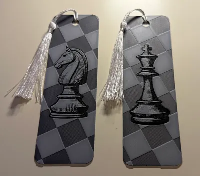 Chess Bookmarks (HueForge) by extrakaese - MakerWorld