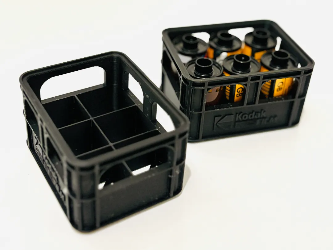 Caisse de films 35mm empilable - Kodak - Caisse de bière - Modèle d ...