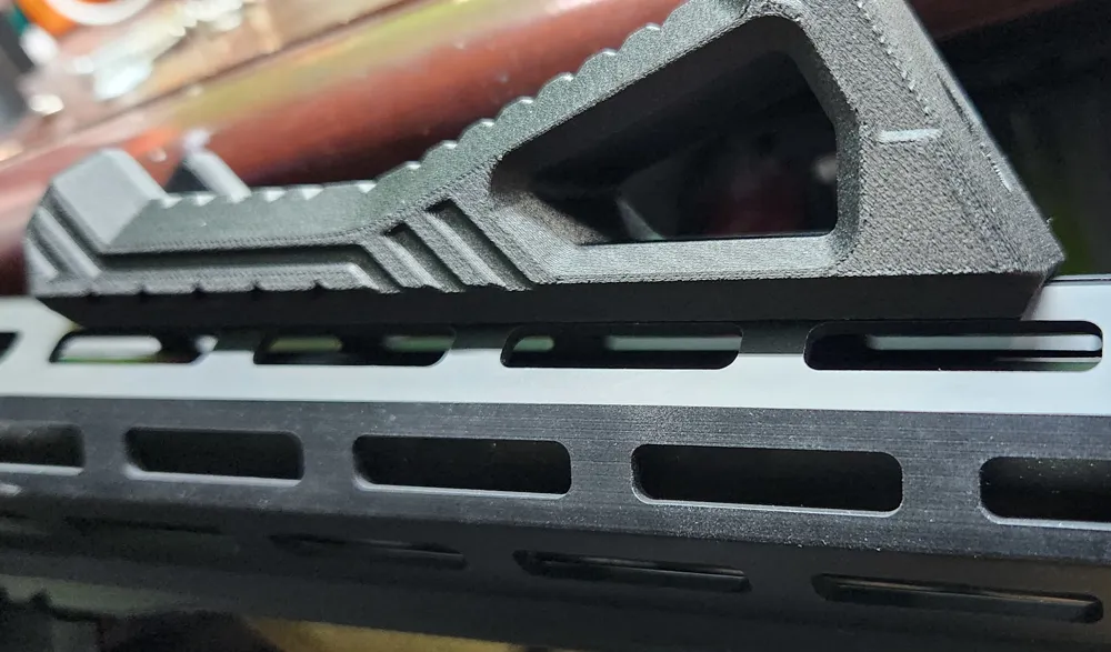 Angled Foregrip with Octagon Fit - Free 3D Print Model - MakerWorld