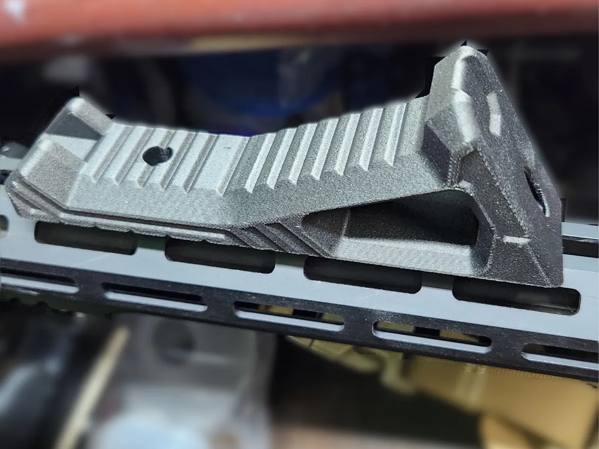 Angled Foregrip with Octagon Fit - Free 3D Print Model - MakerWorld