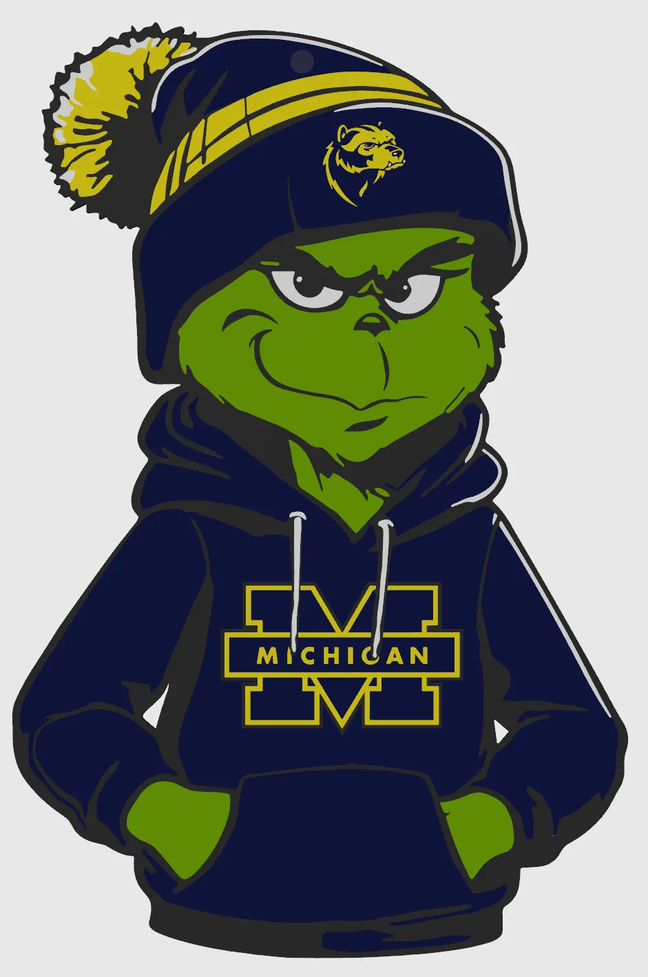 Grinch Michigan Ornament by Ray - MakerWorld