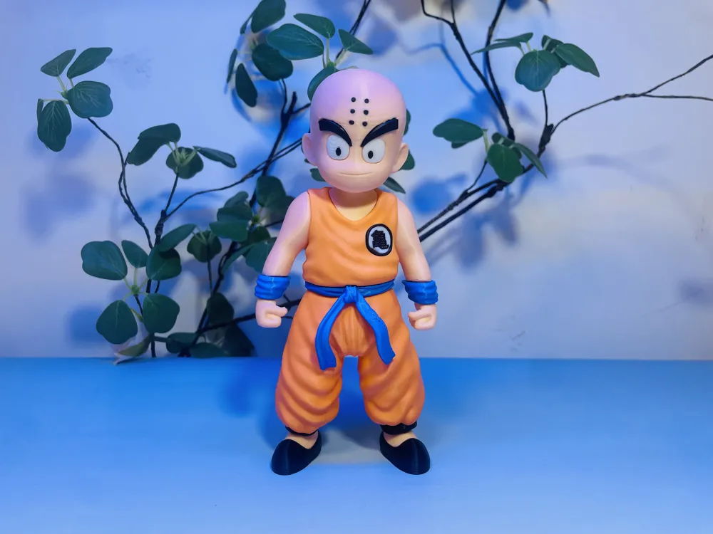 Dragon Ball—Krillin - Free 3D Print Model - MakerWorld