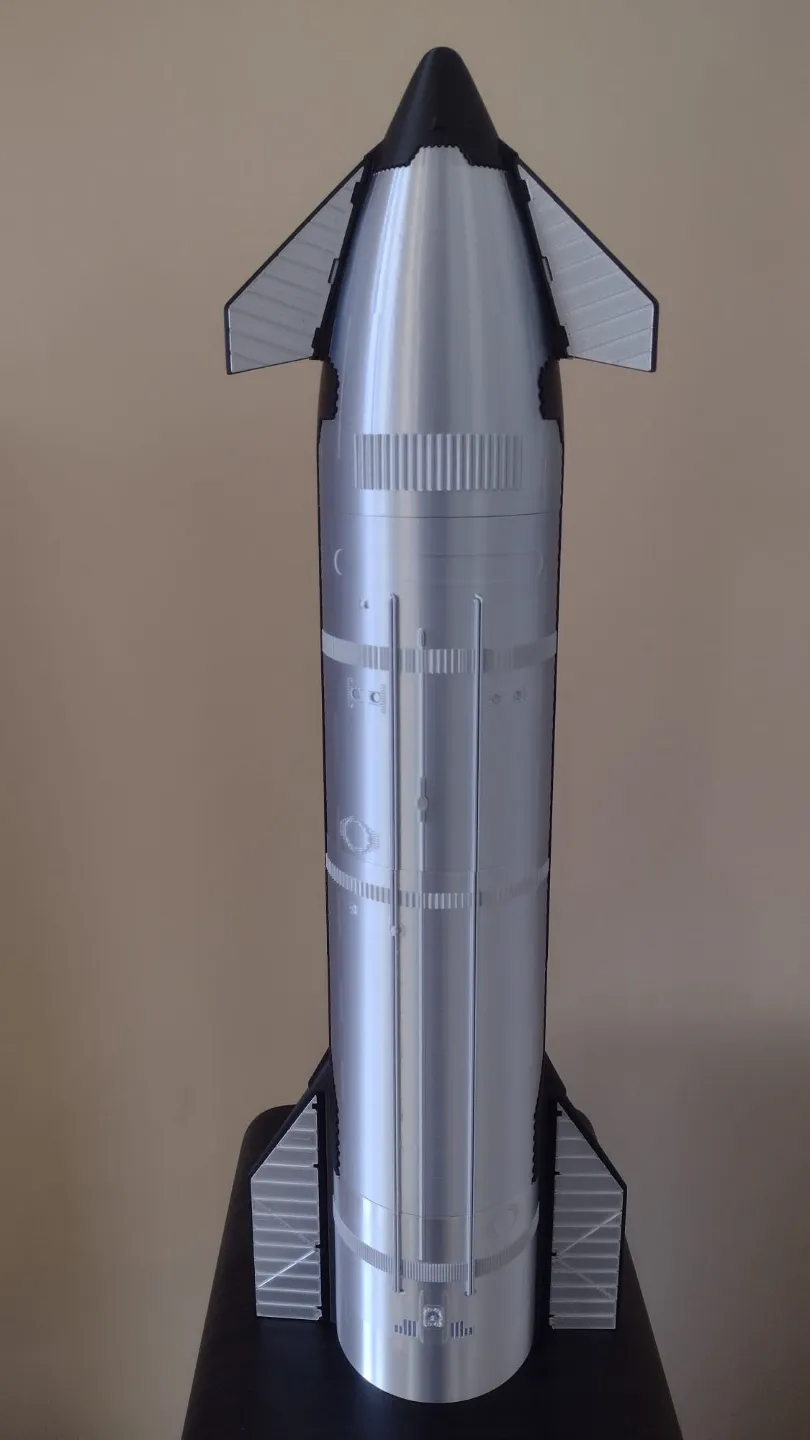 Ship 33 Block 2 (1:100) Space X (two-tone) by Larsvommars MakerWorld: Download Free 3D Models