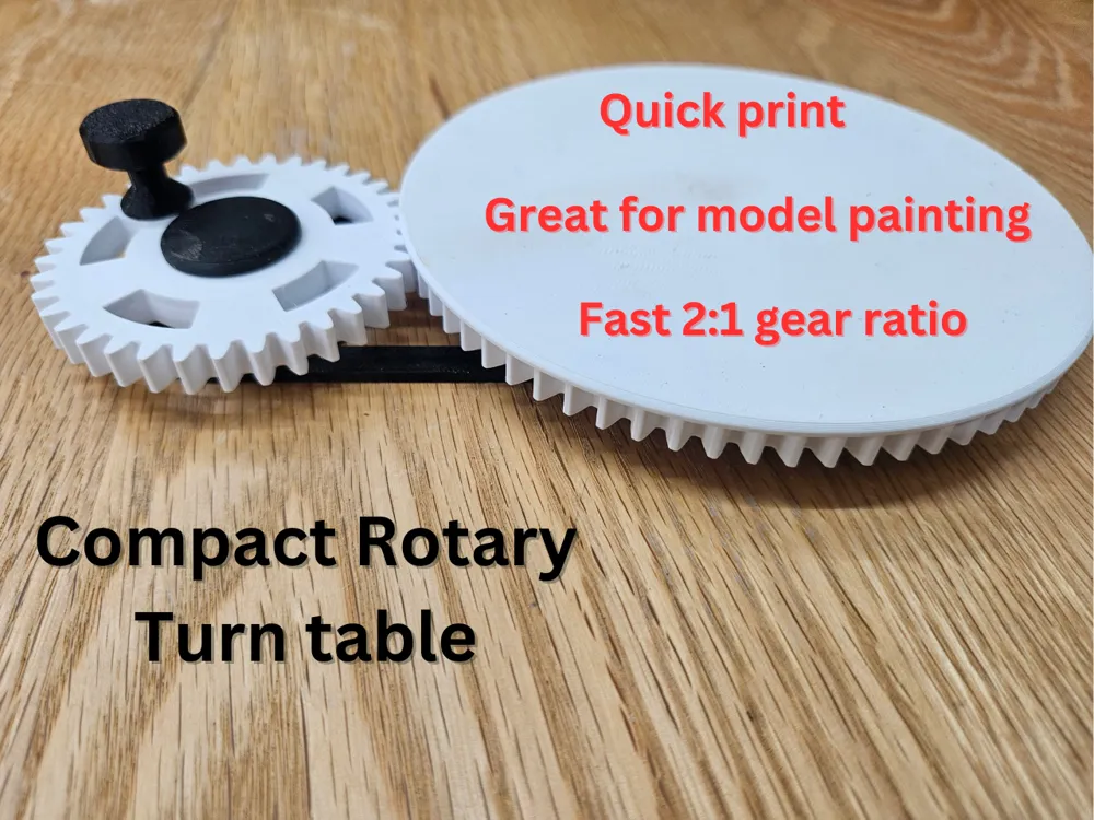 COMPACT MANUAL ROTARY TABLE by Darren - MakerWorld