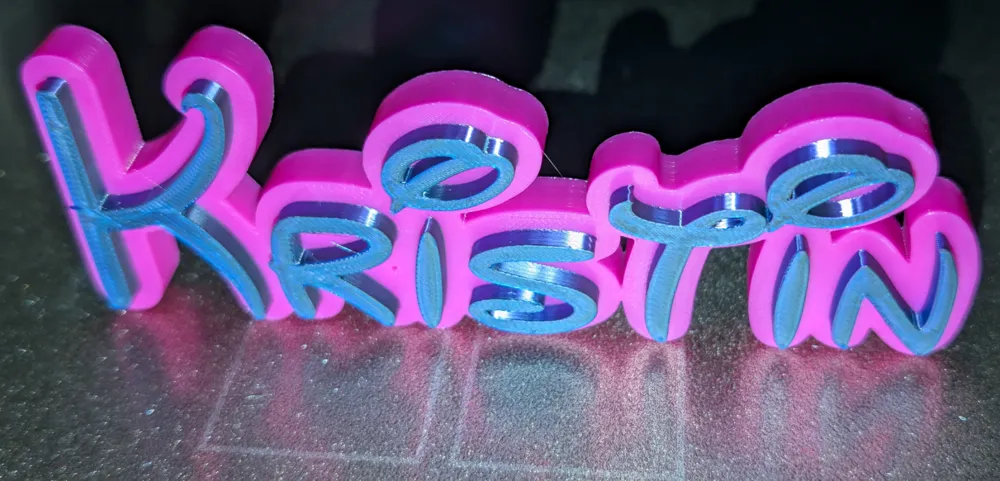 Disney Nameplate with lettering by Tom MakerWorld: Download Free 3D Models