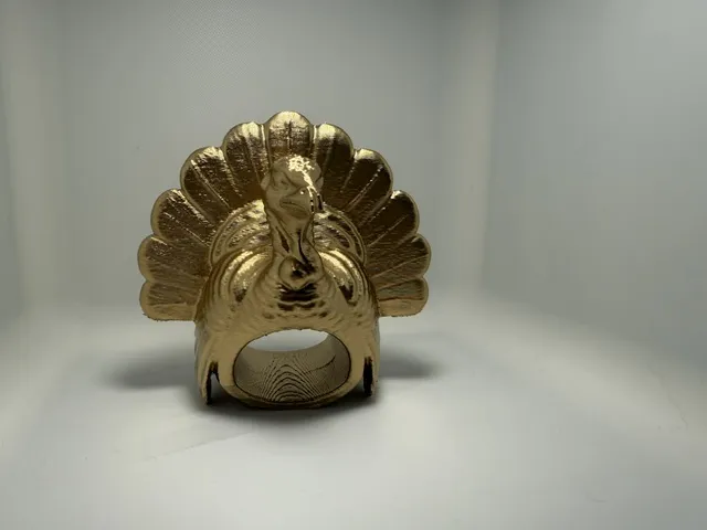 Thanksgiving Turkey Napkin Holder Ring - Free 3D Print Model - MakerWorld