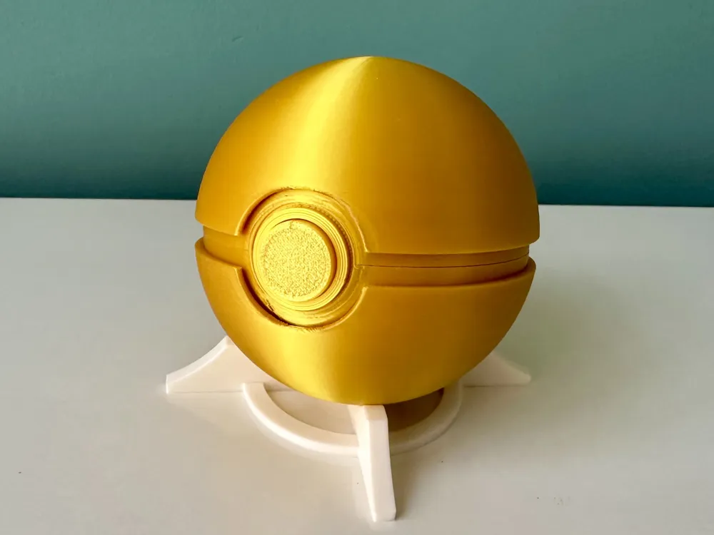 Palla Dorata - Pokémon - Poké Ball Funzionale da Torikami MakerWorld ...