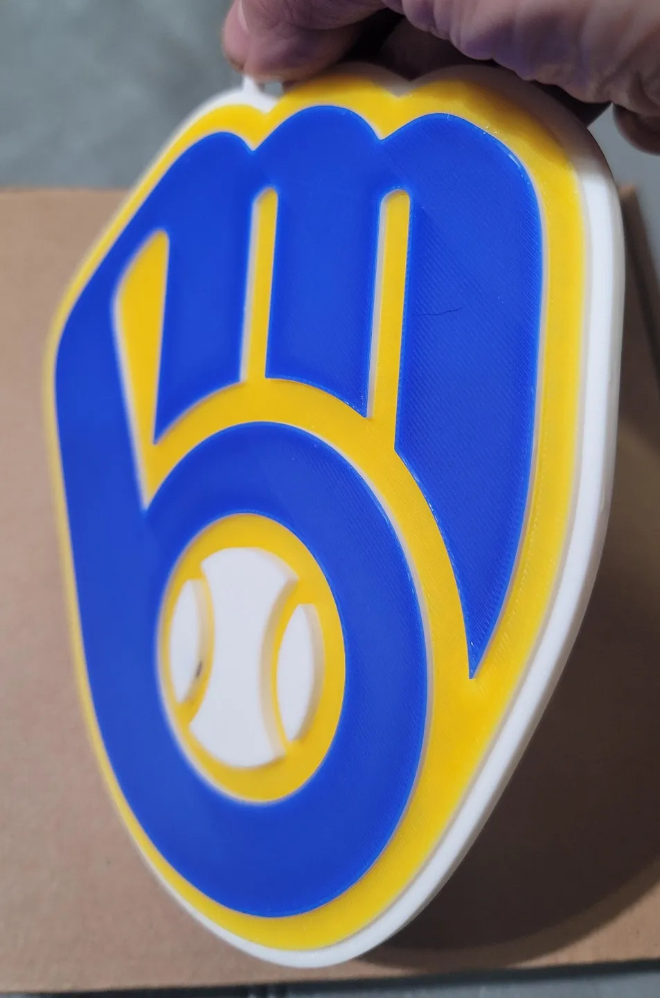 MILWAUKEE BREWERS 3D Logo 180mm series by mercadogarzas - MakerWorld