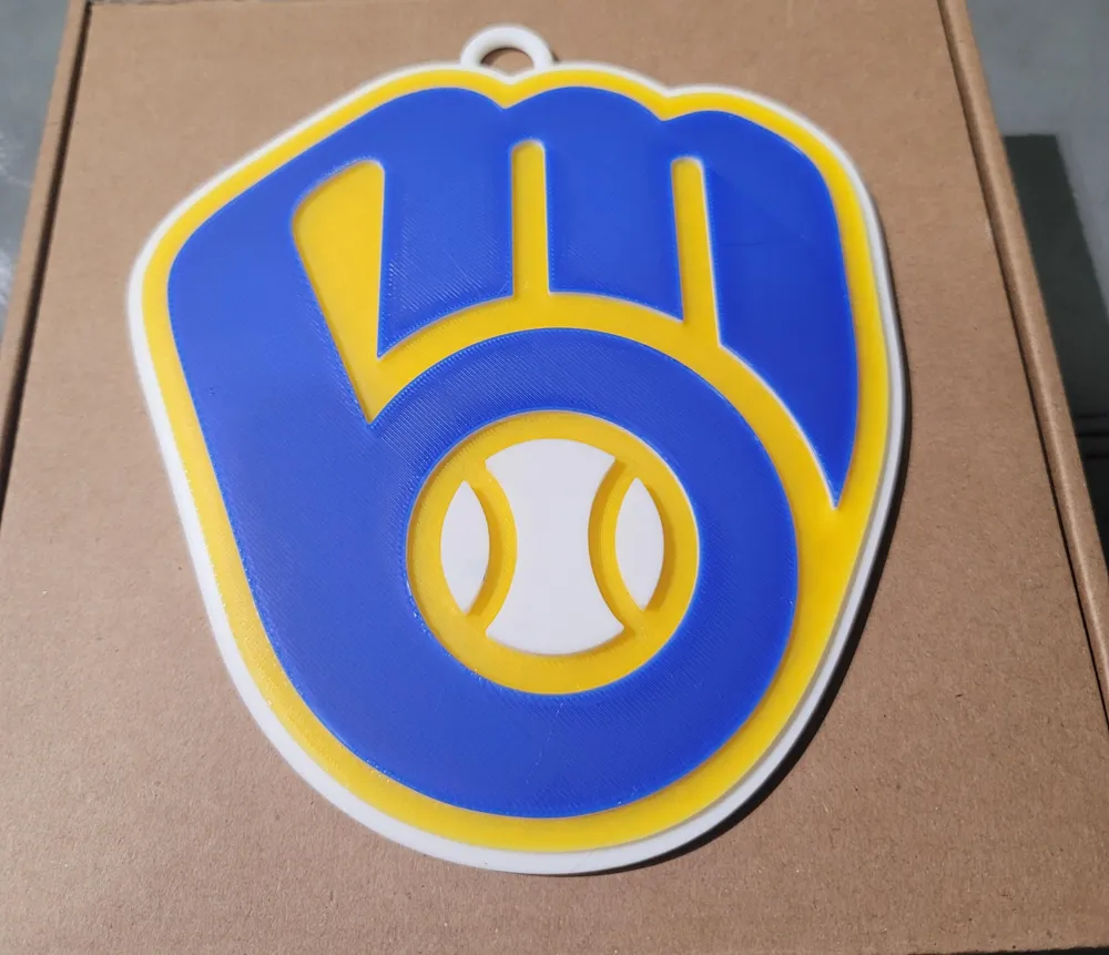 MILWAUKEE BREWERS 3D Logo 180mm series by mercadogarzas - MakerWorld