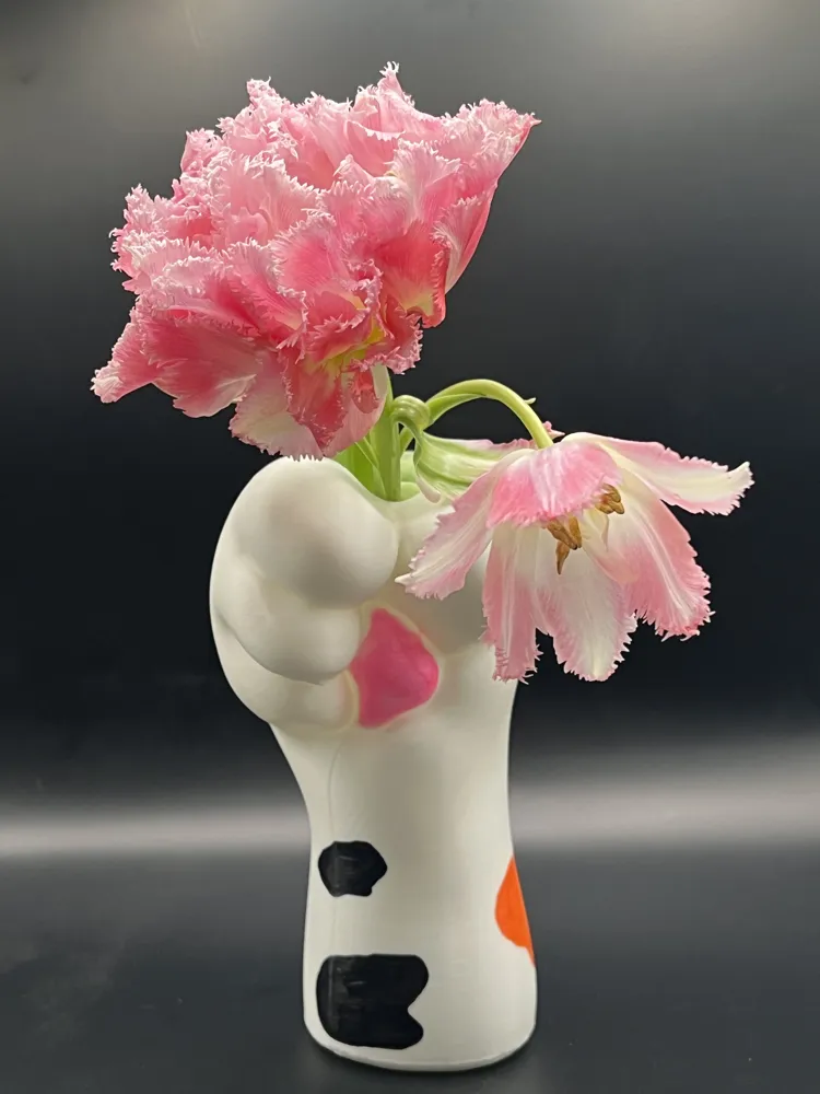 Cartoon Cat Paw Vase by Jasa Designs MakerWorld: Download Free 3D Models