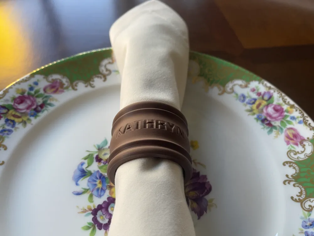 Linen Loops (Customizable Napkin Rings) by Colonel Cufflink MakerWorld ...