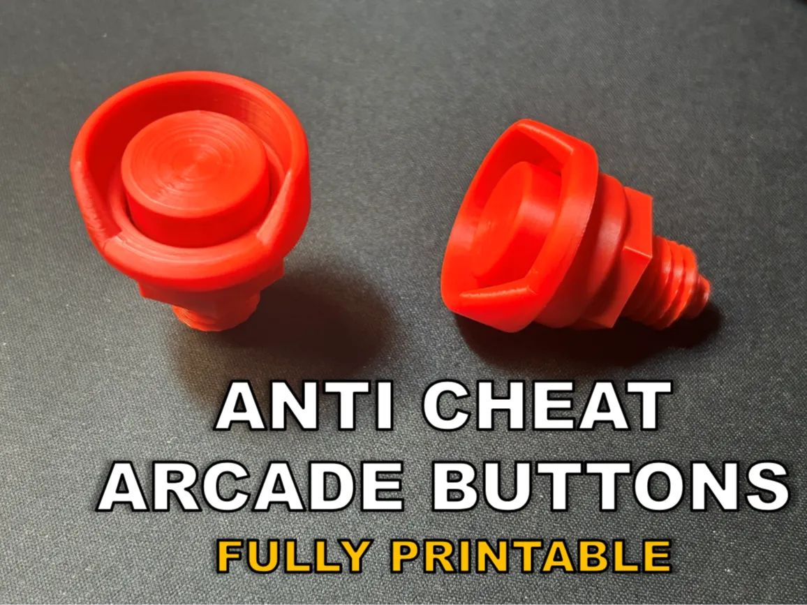 Anti Cheat Arcade Buttons - Free 3D Print Model - MakerWorld