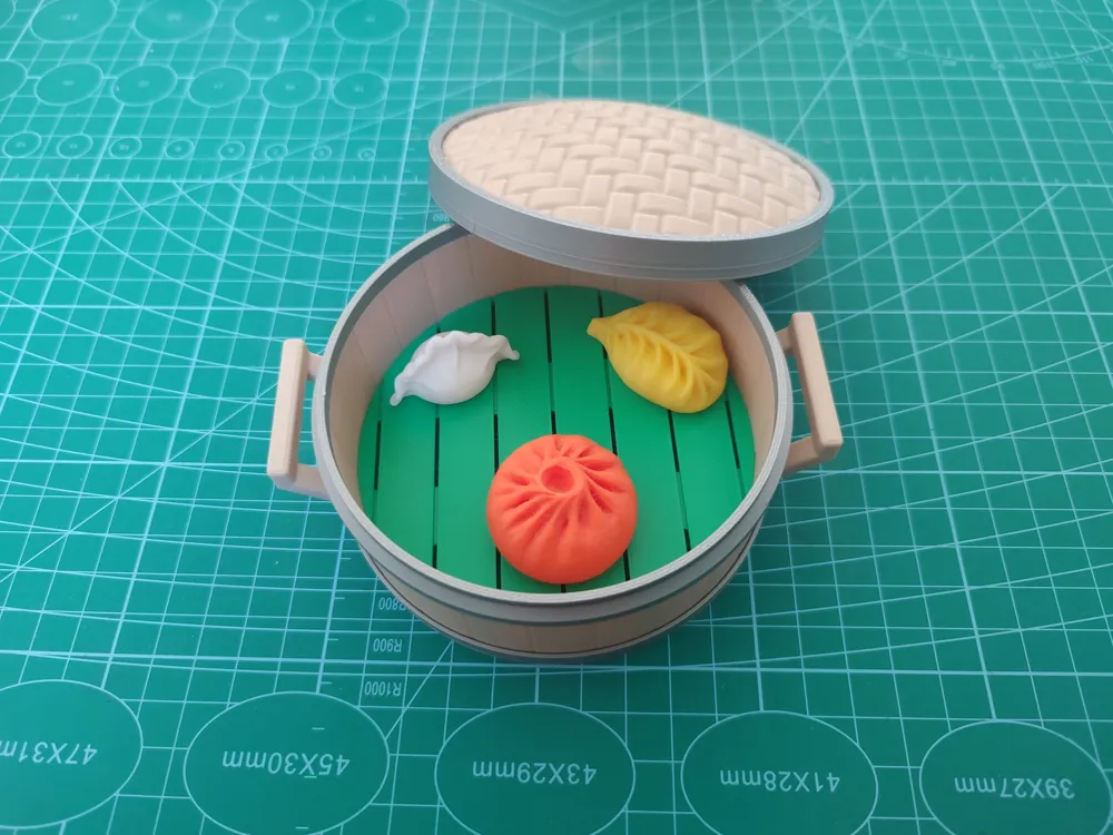 Soup Dumpling Steamer Basket Creative Storage Box by 萌小白 MakerWorld ...