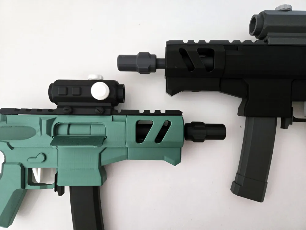 Fortnite Scoped Burst SMG Model Push-Fit No Glue - Free 3D Print Model ...