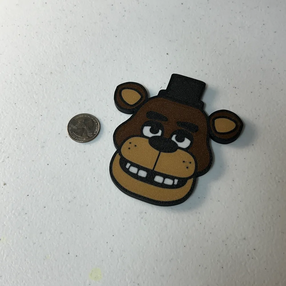 Freddy Fazbear Coaster/2D Decoration. Fnaf by gusroth2 - MakerWorld