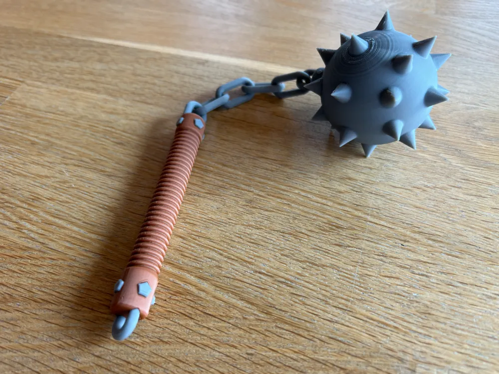 Medieval Flail/Mace - Free 3D Print Model - MakerWorld