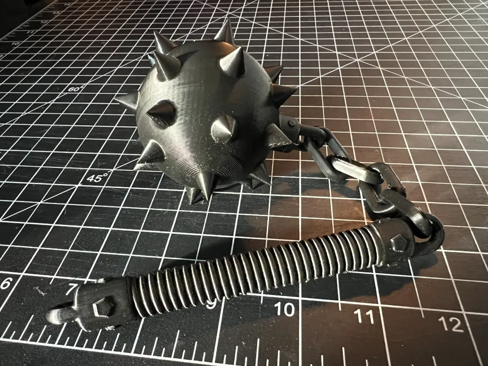 Medieval Flail/Mace - Free 3D Print Model - MakerWorld