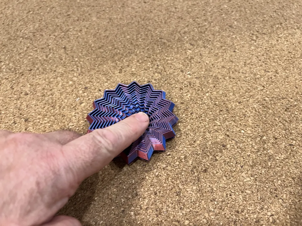 Springy Star Fidget Toy by LEM MakerWorld: Download Free 3D Models