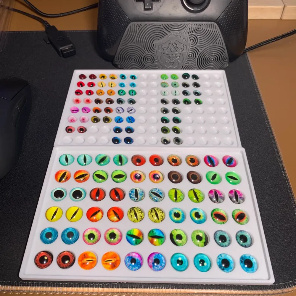 Simulated Eyes Glass Eyes Artificial Eyes Storage by 羽纹 MakerWorld ...