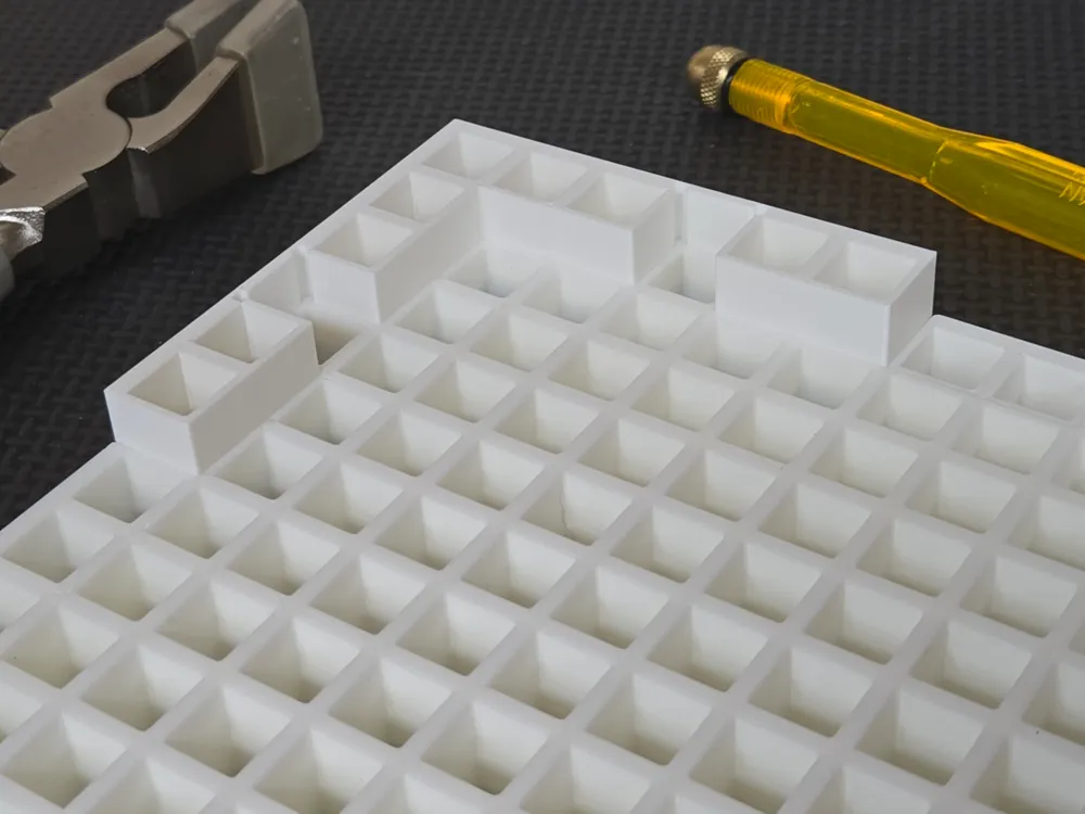 Infinite Stained Glass Cutting Grid / Board by Joey HyperionMakerWorld ...