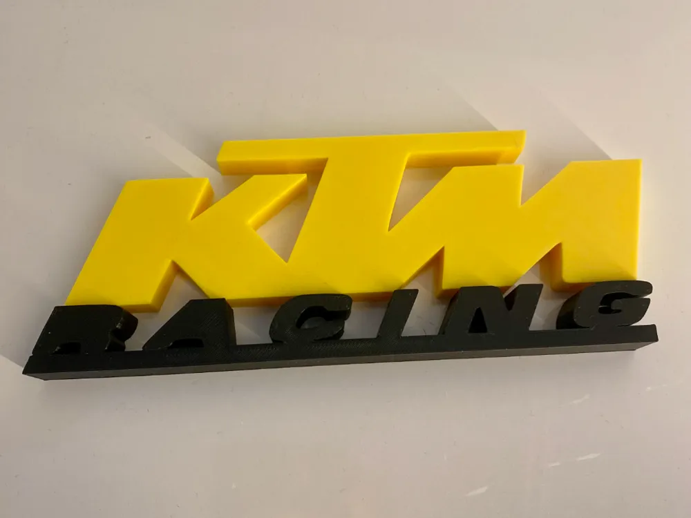 KTM Racing sign - no AMS by eric-2026 - MakerWorld