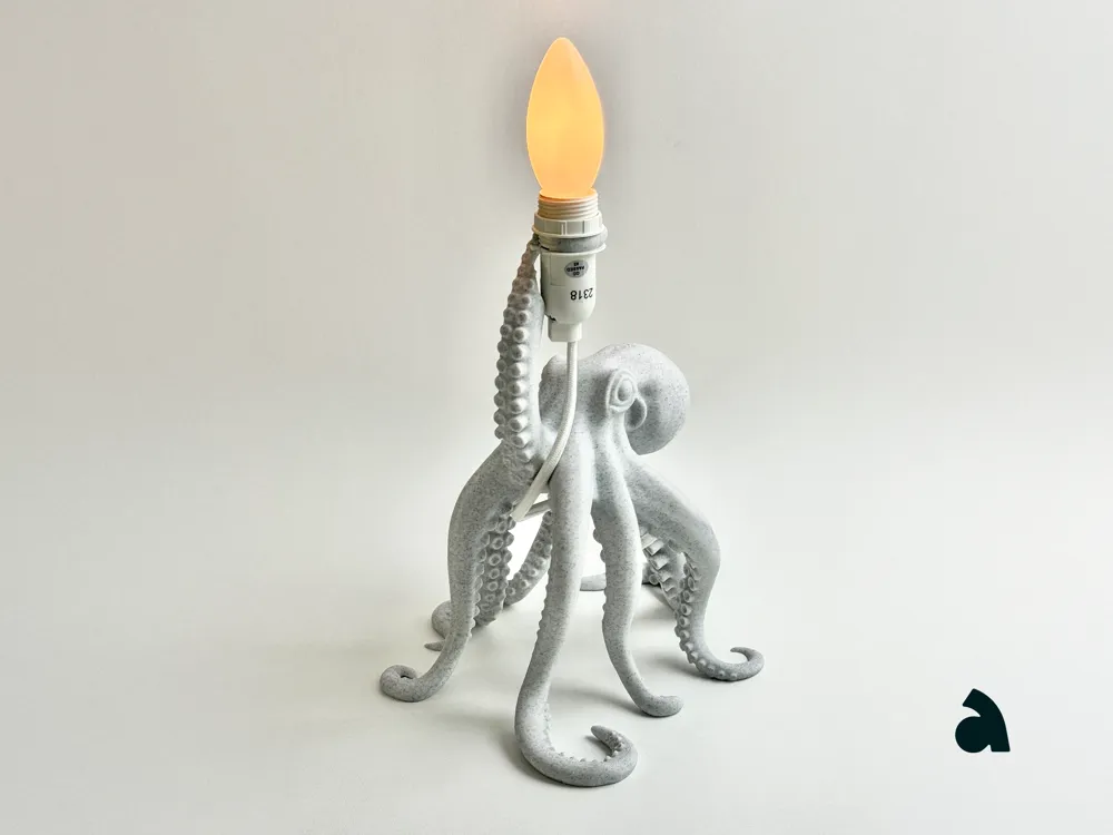 Octopus Table Lamp – LED lamps & E14 - Free 3D Print Model - MakerWorld