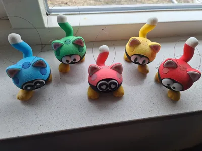 Biddybud cat (Super Mario) by Faeriell - MakerWorld