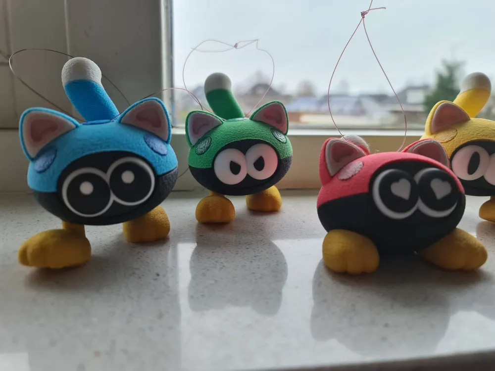 Biddybud cat (Super Mario) by Faeriell - MakerWorld