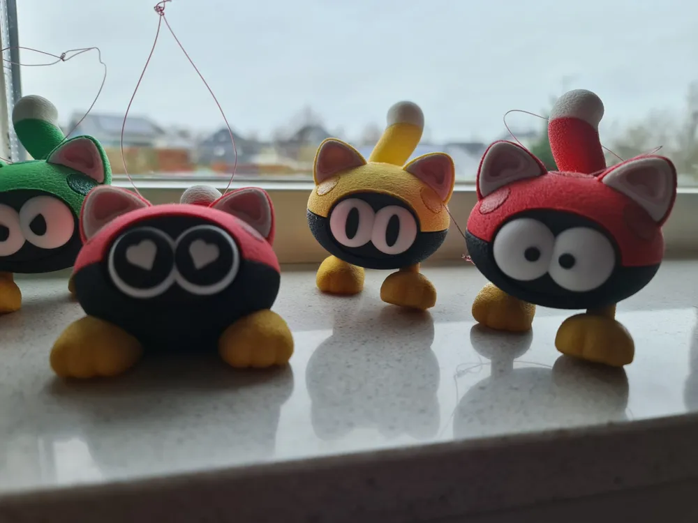 Biddybud cat (Super Mario) by Faeriell - MakerWorld