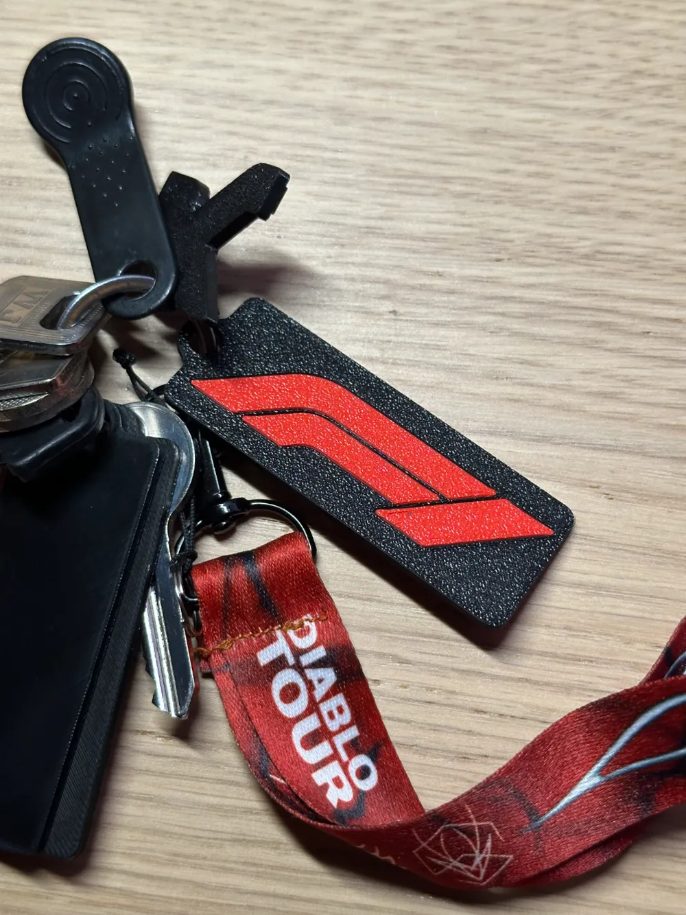 F1 logo keychain (no AMS needed) by JozefK MakerWorld: Download Free 3D ...