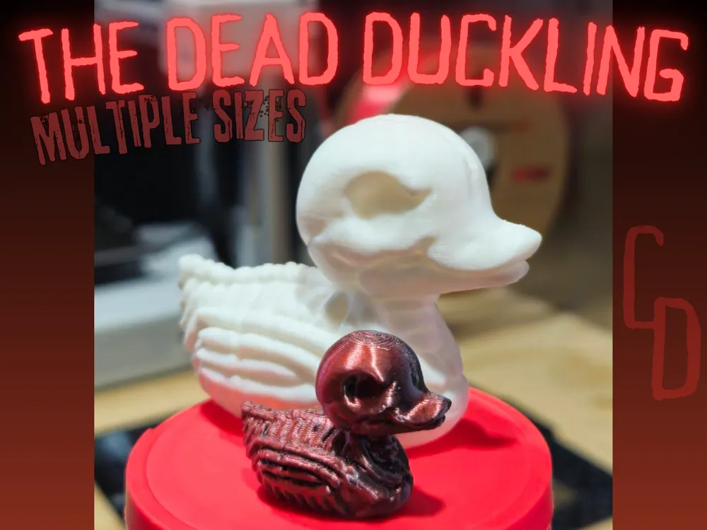 Skeleton Duck (multiple sizes) "The Dead Duckling" by Caziuz Designs ...