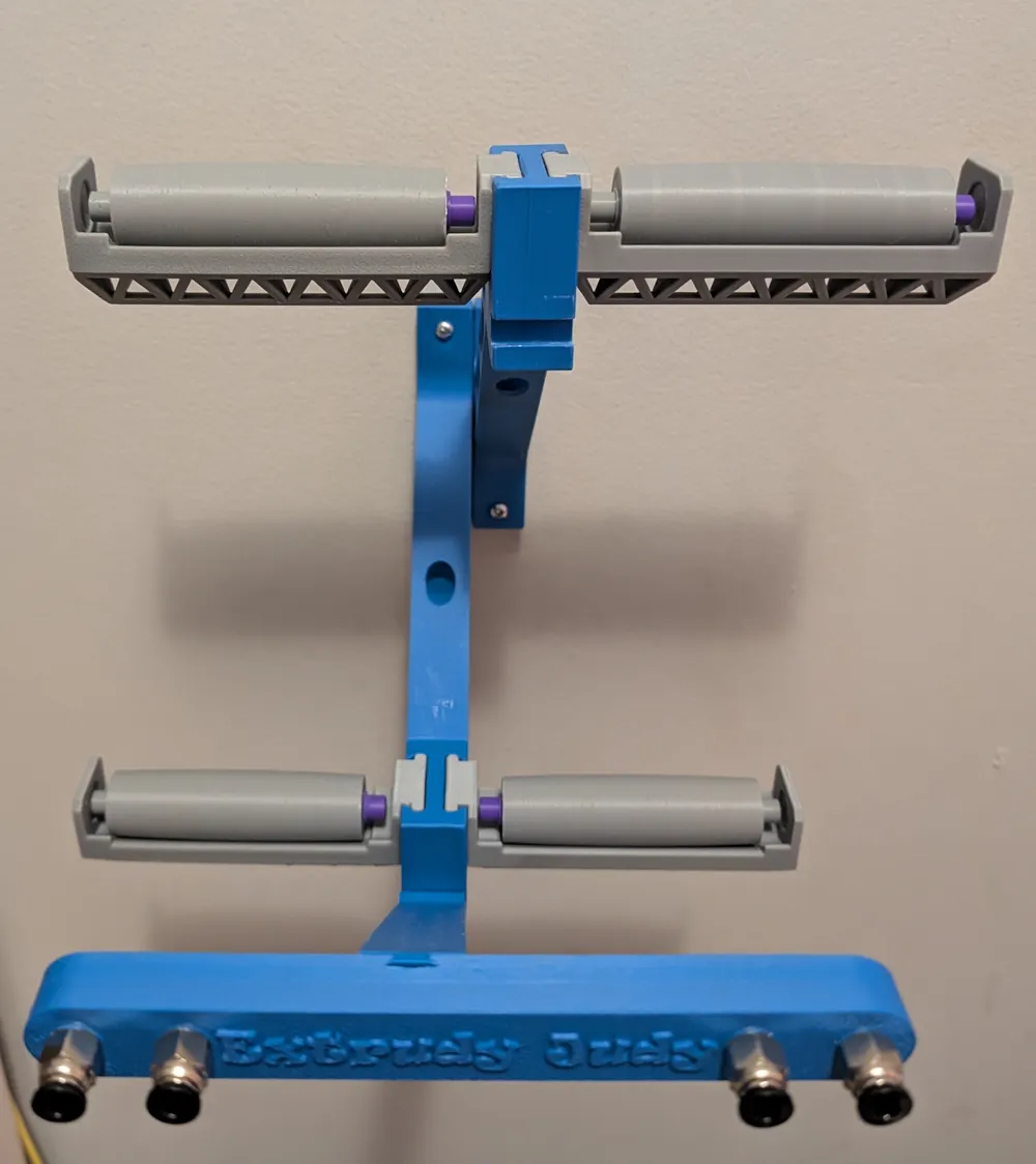 PTFE tube holder for wall-mounted spool holder Remixed by WhoDunIt ...