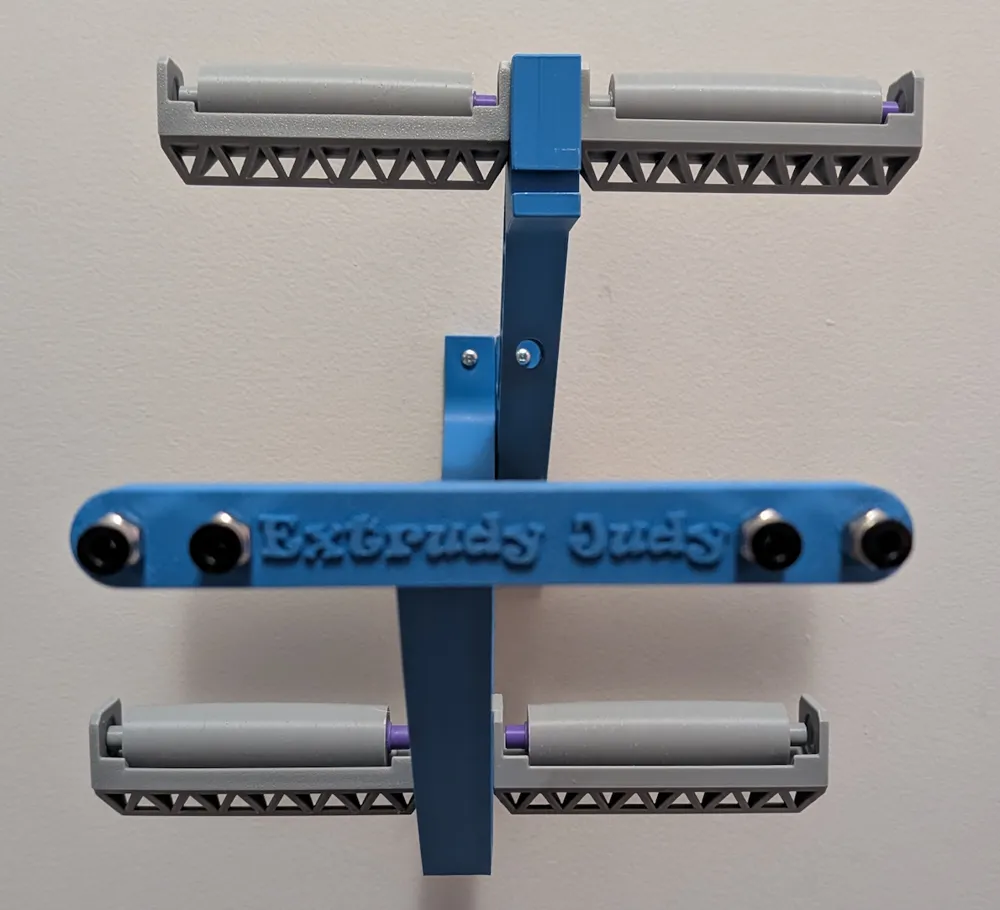 PTFE tube holder for wall-mounted spool holder Remixed by WhoDunIt ...