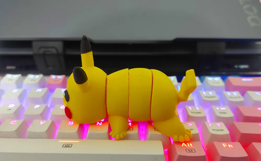 articulated Pokemon Pikachu Flexi by PinkyWings MakerWorld: Download ...