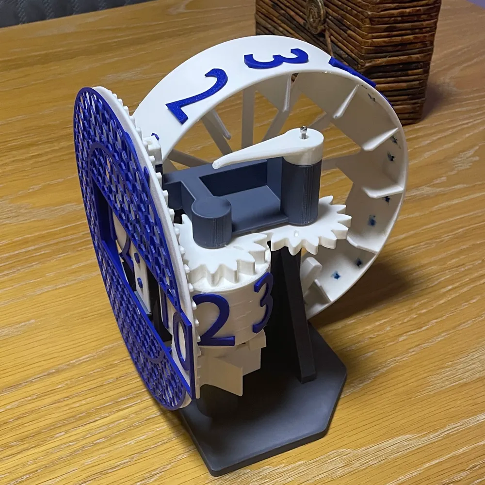 Triaxial Numechron Clock Remixed by arimb MakerWorld: Download Free 3D ...