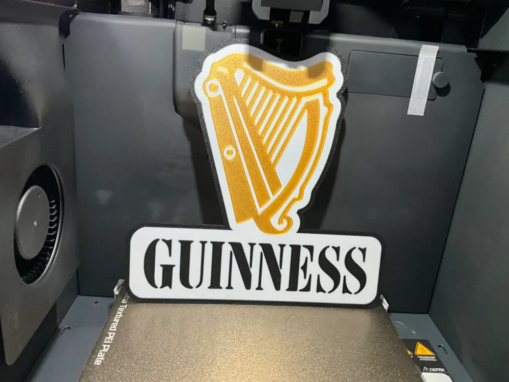 Guinness harp led Lightbox by Vitormhs - MakerWorld