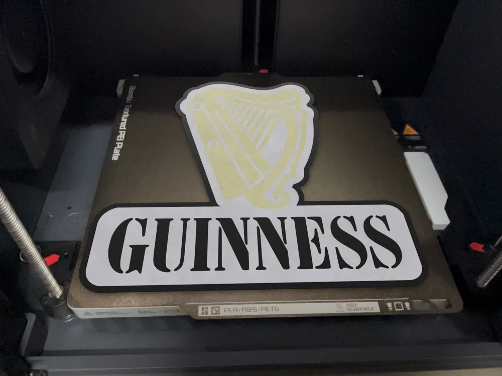 Guinness harp led Lightbox by Vitormhs - MakerWorld