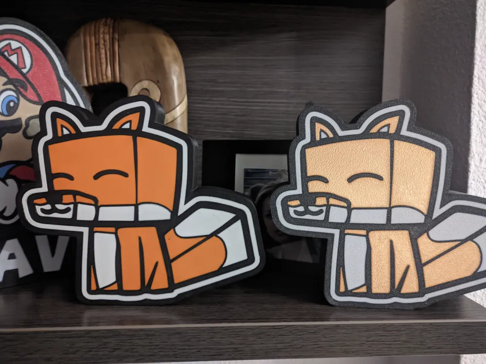 Minecraft Fox Lightbox by BMaker - MakerWorld