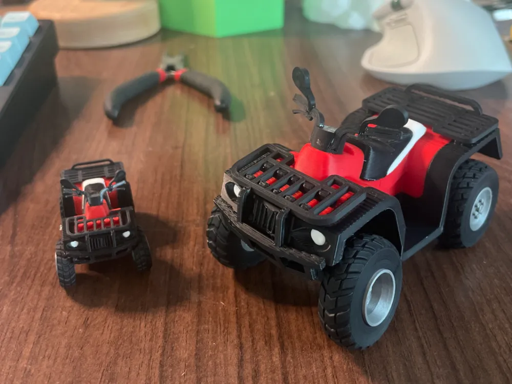 4wd bike - Free 3D Print Model - MakerWorld