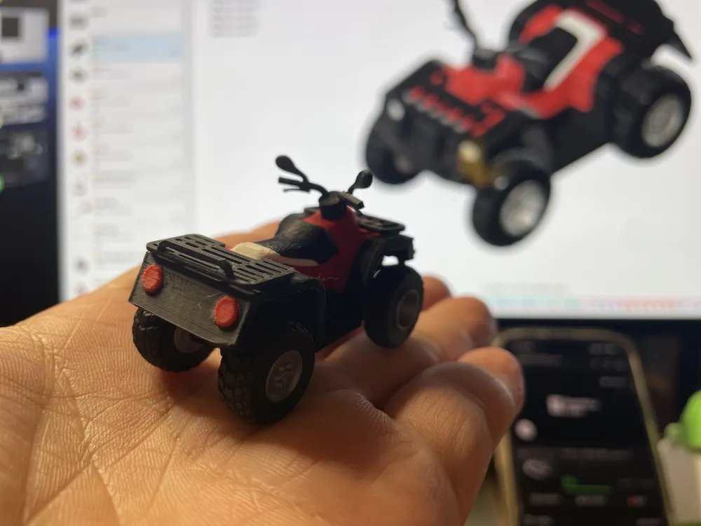 4wd bike - Free 3D Print Model - MakerWorld