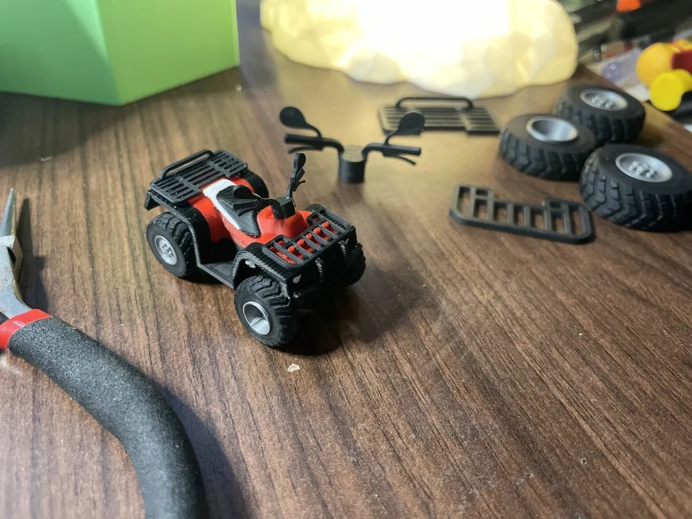 4wd bike - Free 3D Print Model - MakerWorld