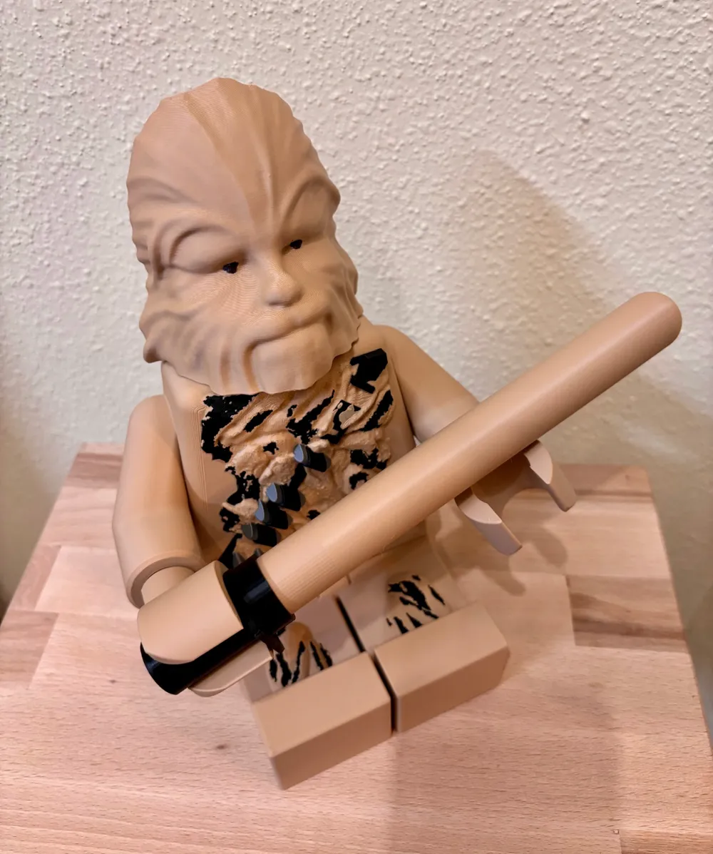 Chewbacca Brick Kitchen Paper Holder by Acheituno - MakerWorld