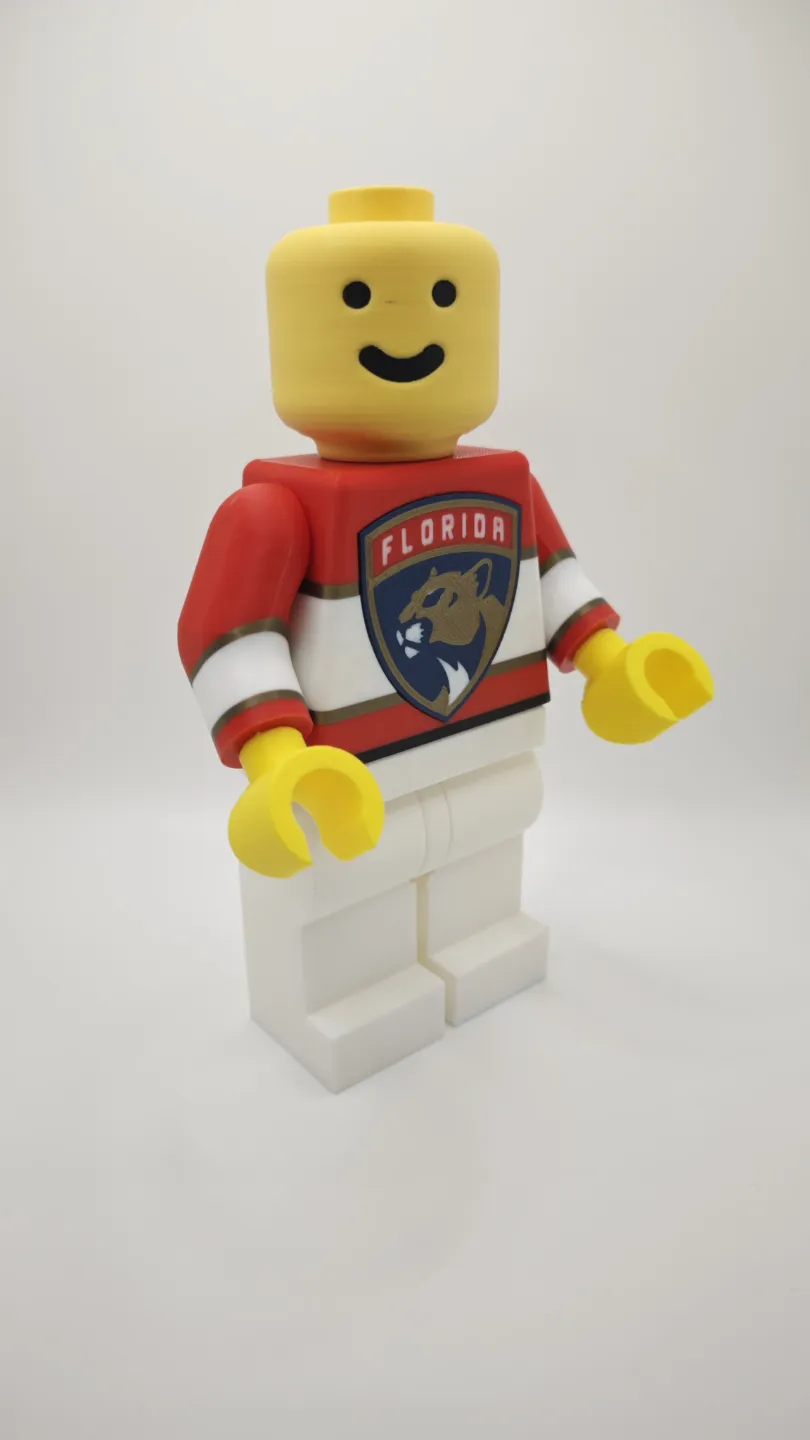 NHL Brick Man - Florida Panthers (500%) by P78 MakerWorld: Download ...