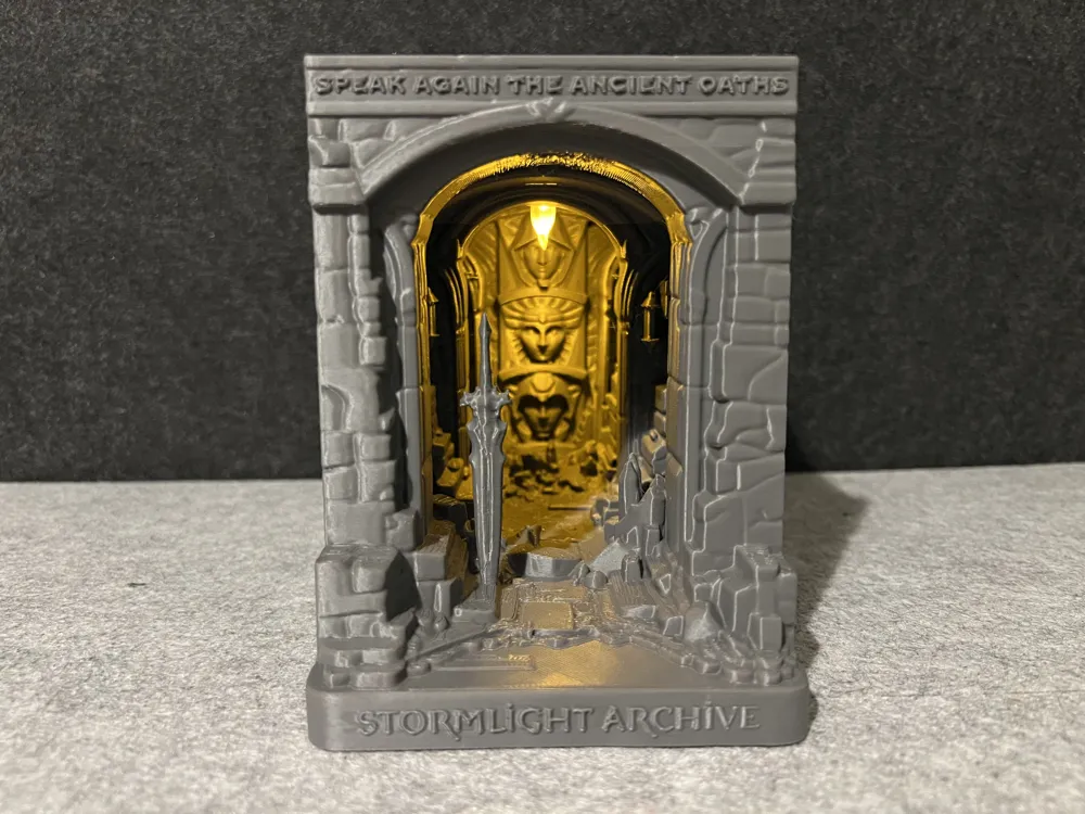 Ashes After Aharietiam Stormlight Archive Booknook - Free 3D Print ...